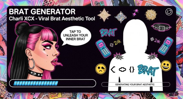 Brat Generator Charli XCX – Viral Brat Aesthetic Tool | Brat Text Generator